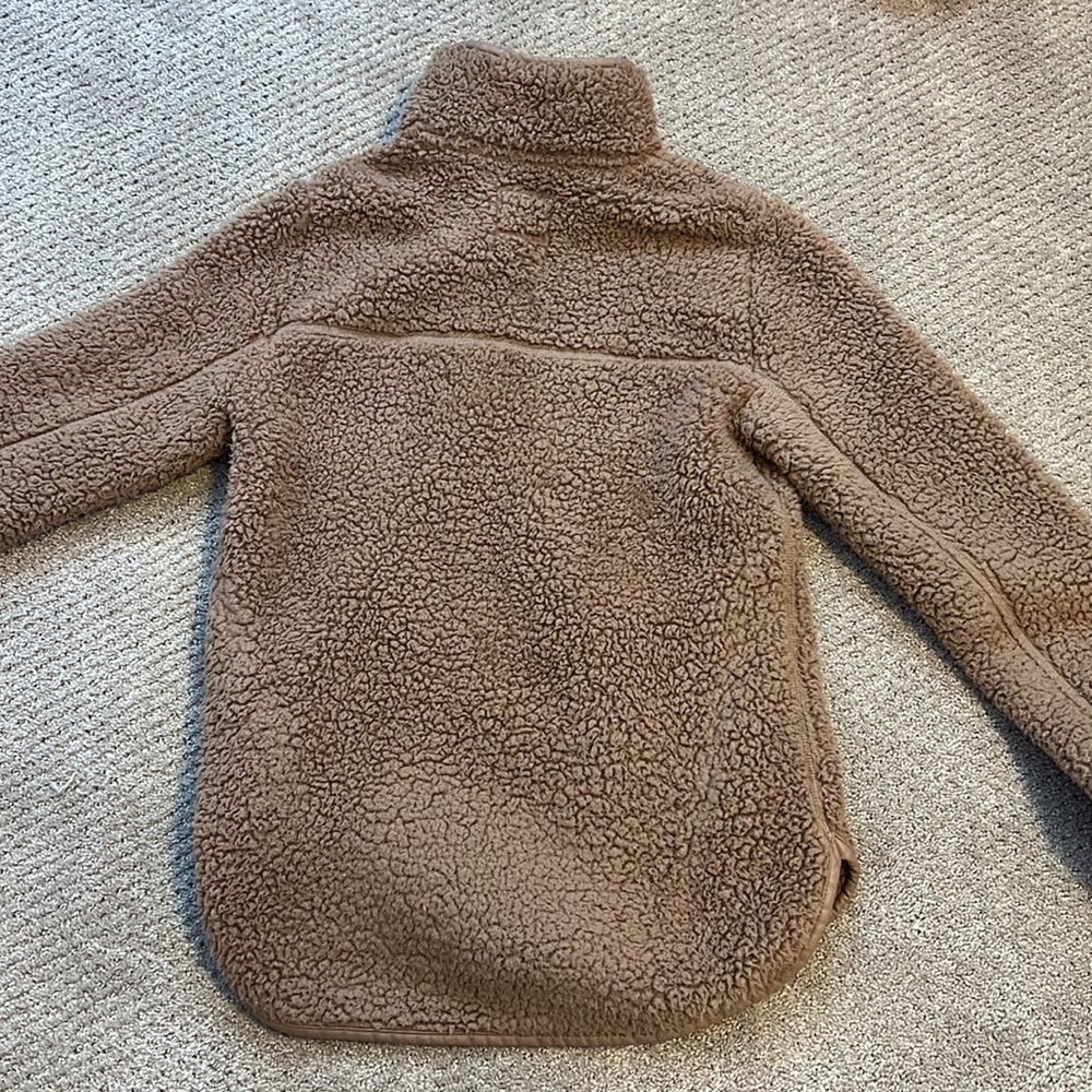 Abercrombie Half Zip Sherpa - Gem